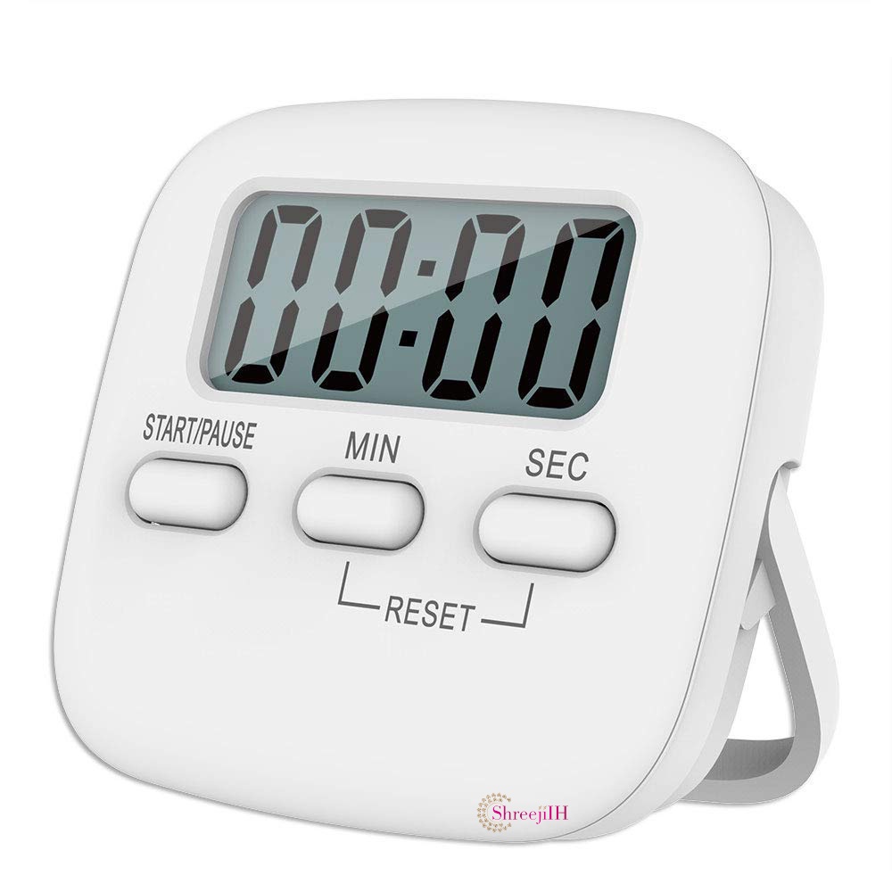 Shreejiih Digital Kitchen Timer Magnetic Countdown Pomodoro Timer With
