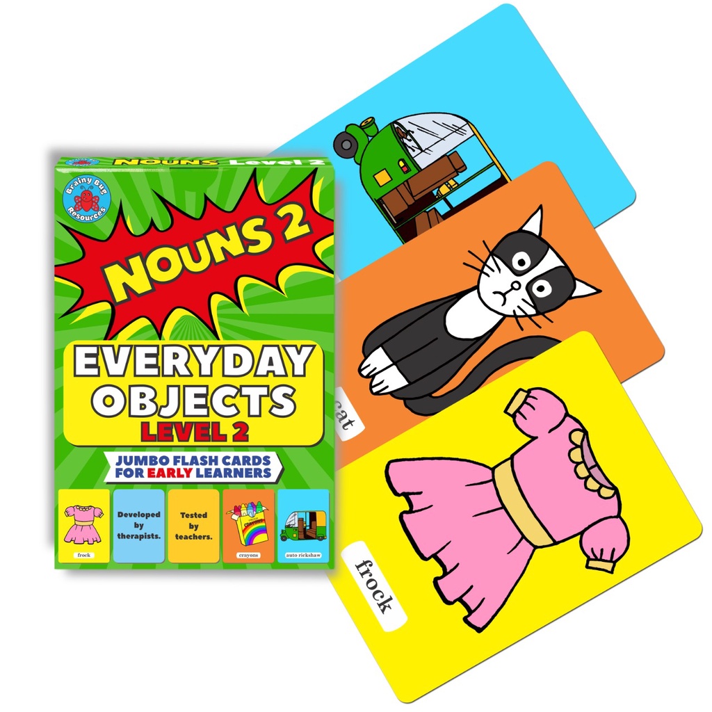 30 Everyday Objects | Kids Vocabulary | Level 2 | Naming Words | Shopee ...