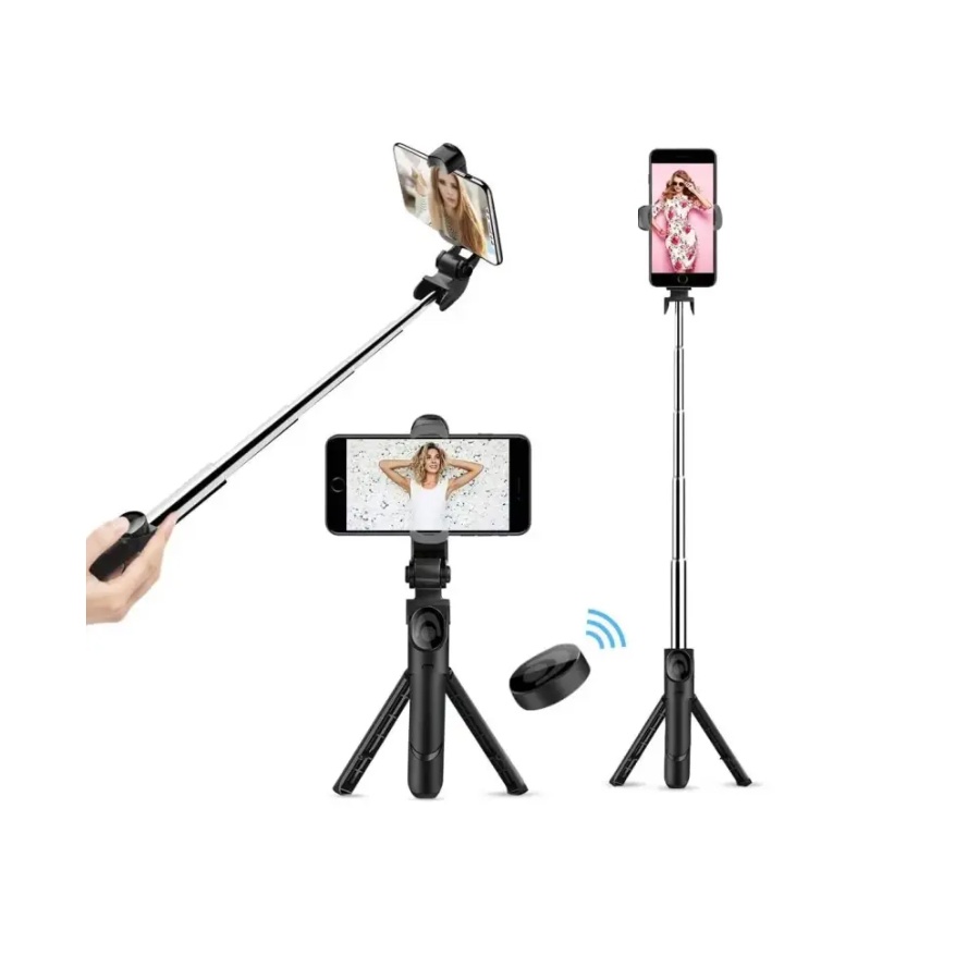 Sutox Wireless Bluetooth Foldable Xt 02 Mini Tripod Extendable Selfie