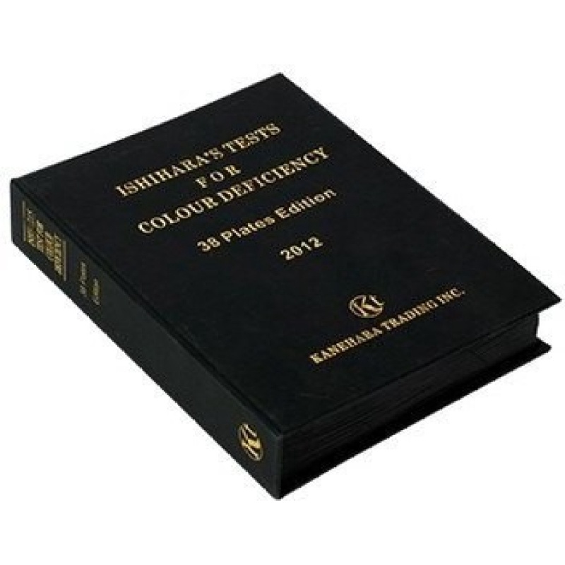 Imported Ishihara Colour Vision Test Book For Color Deficiency 38 