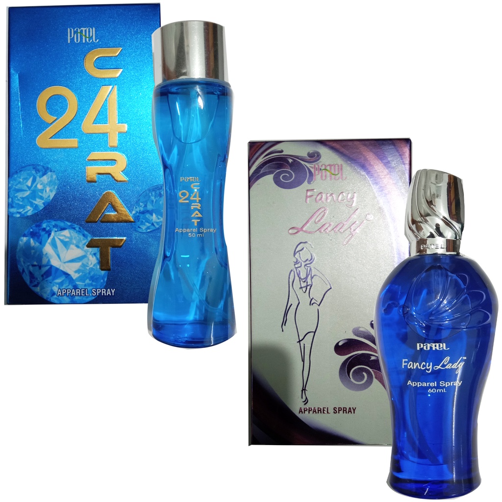 1 PATEL FANCY LADY PERFUME 60 ML 1 PATEL 24 CARAT PERFUE 50 ML